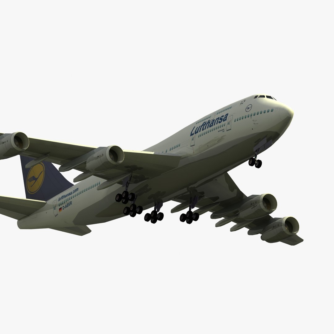 Boeing 747-400 3d Model