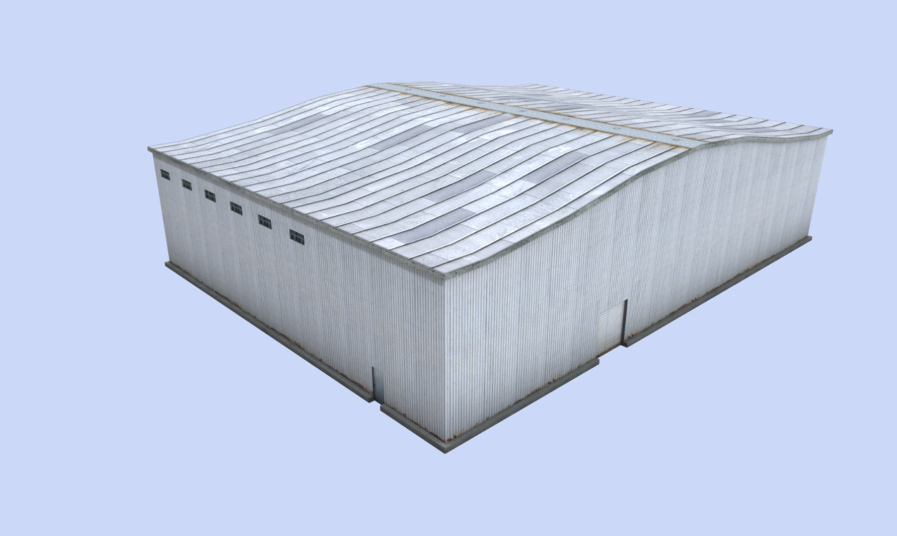 Hangar warehouse 3D model - TurboSquid 1217720