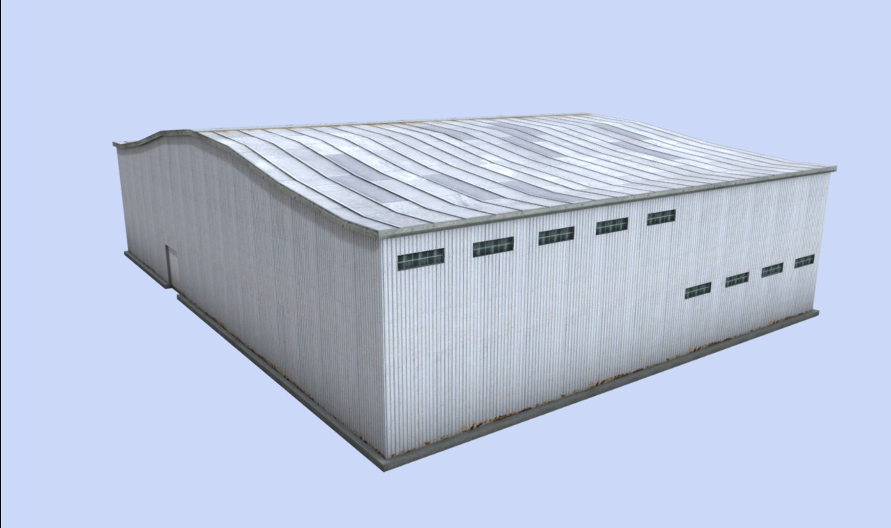 Hangar warehouse 3D model - TurboSquid 1217720