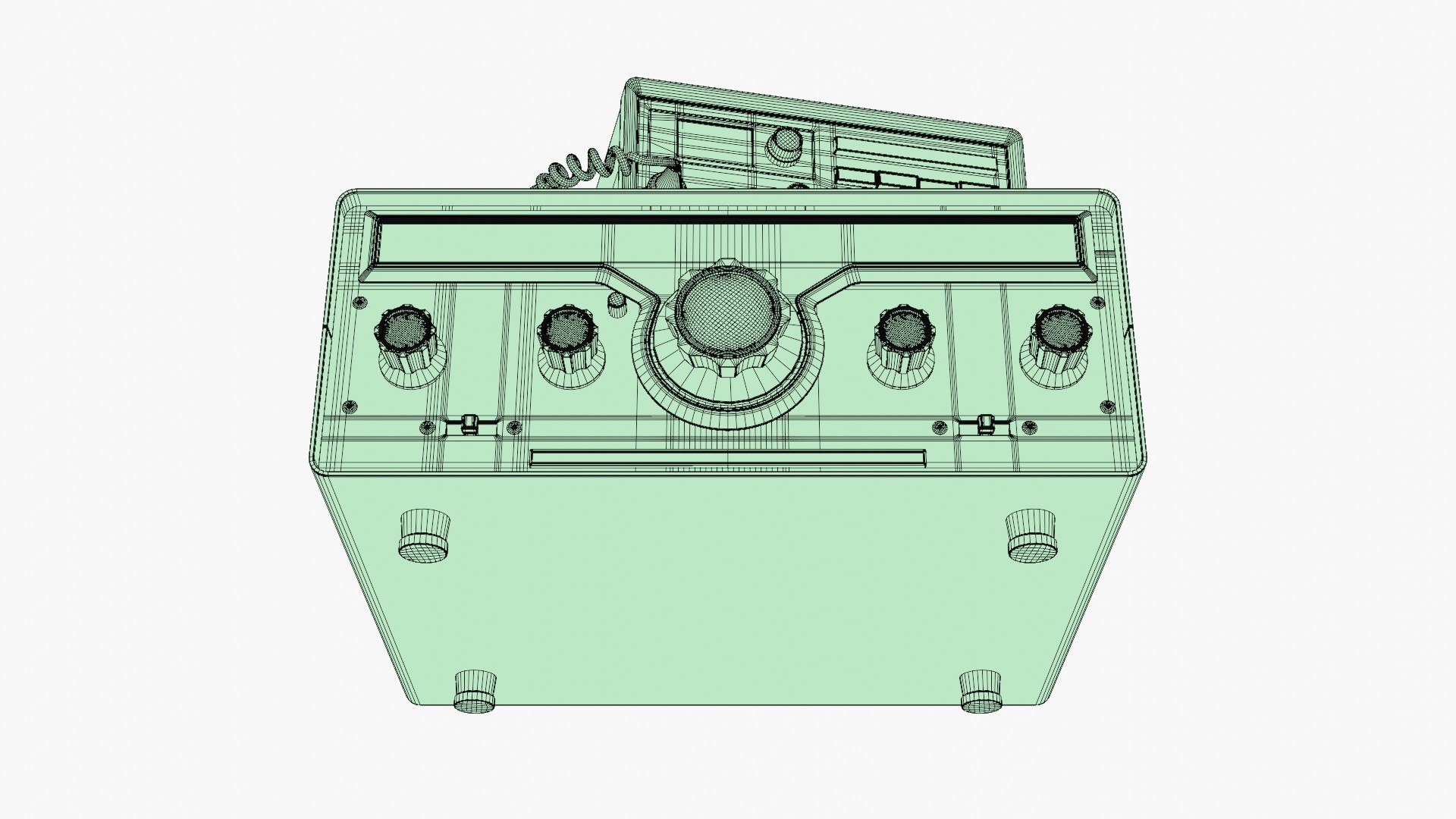 3D VIntage Heathkit HR-1680 Ham Radio Receiver - TurboSquid 2339333