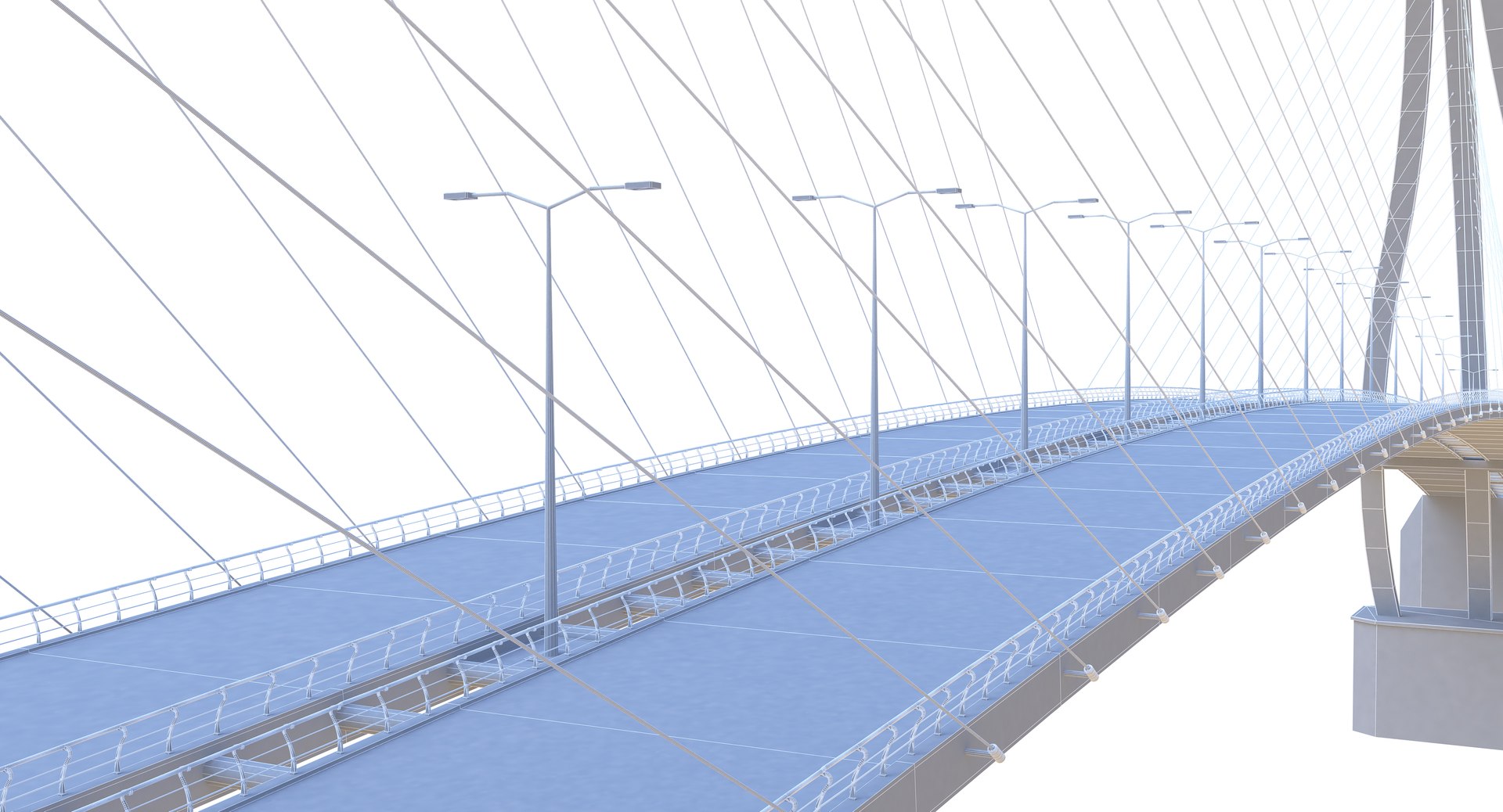 3D model city element scene bridge - TurboSquid 1622618