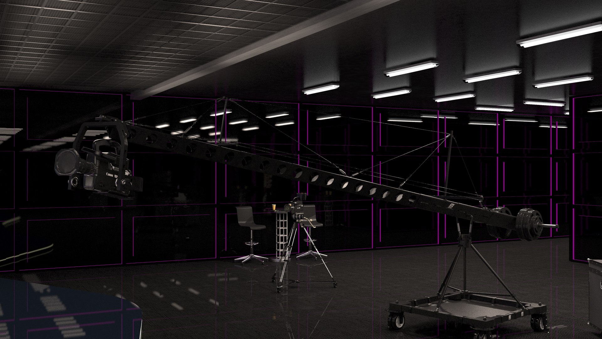 TV Studio News Model - TurboSquid 1949257