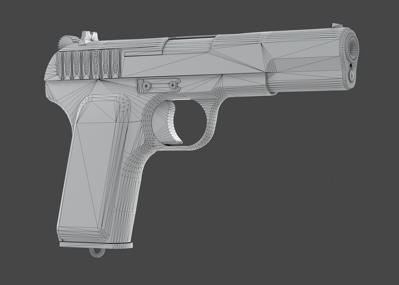 TT 33 Tokarev Pistol 3D - TurboSquid 2051235