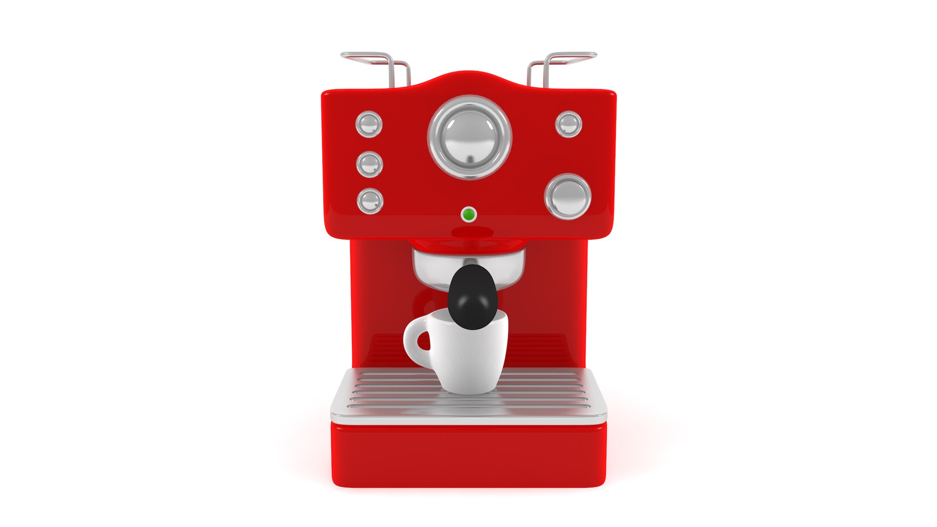 Vintage Coffee Machine 3D Model - TurboSquid 1707951
