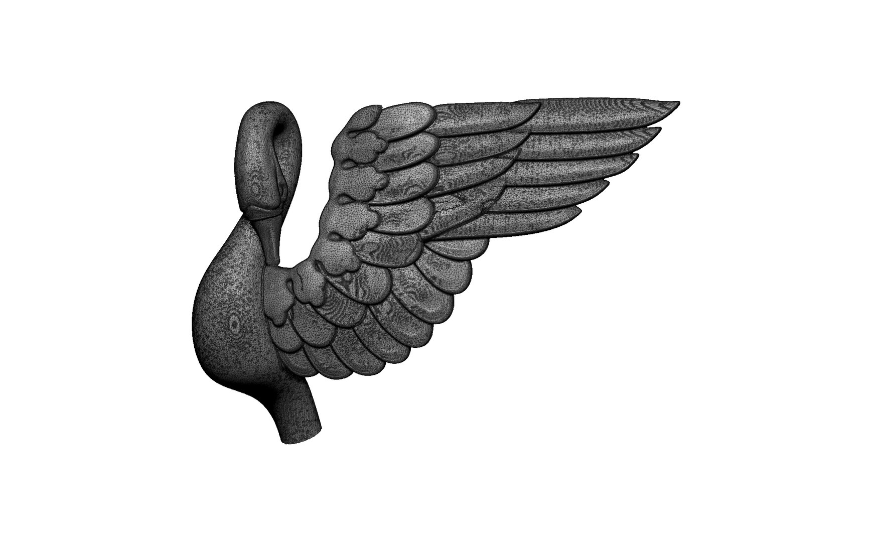 Swan Bird Neck 3D - TurboSquid 2215551