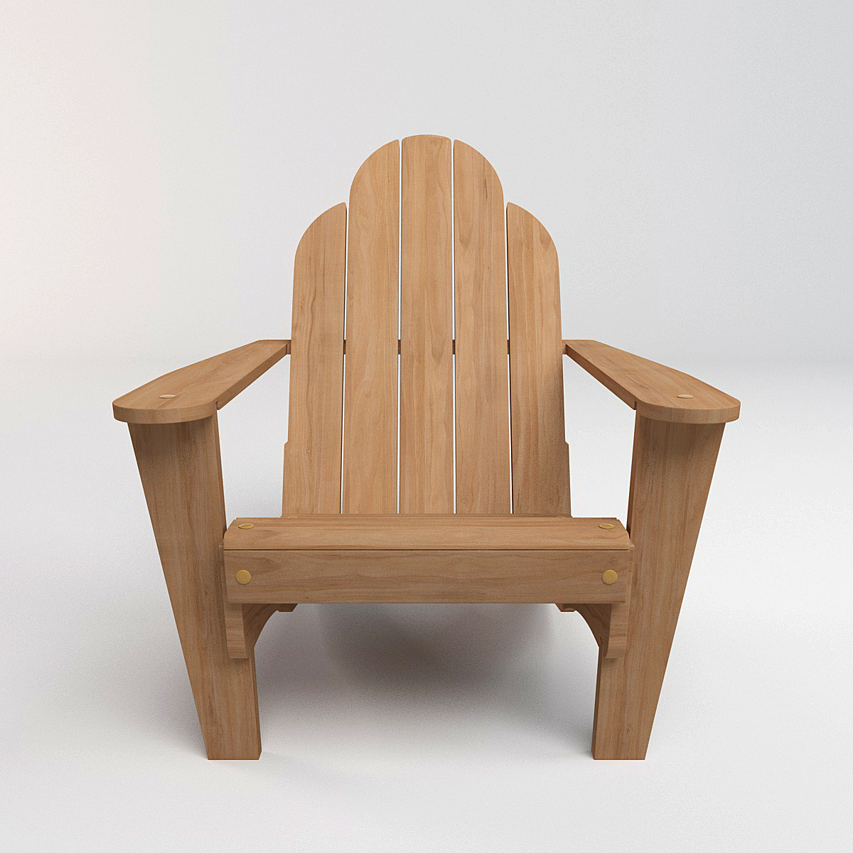 adirondack chair 3d model