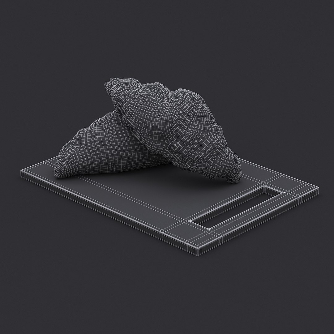 Croissants 3D Model - TurboSquid 2110250