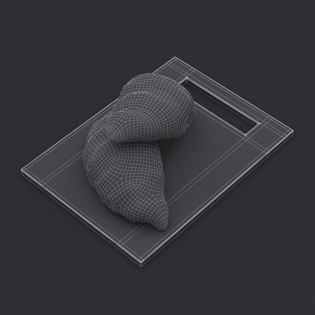 Croissants 3D Model - TurboSquid 2110250