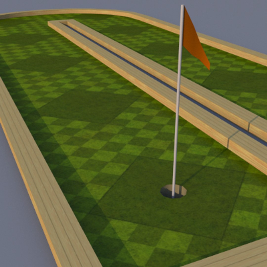 Mini Golf Hole 3d Model