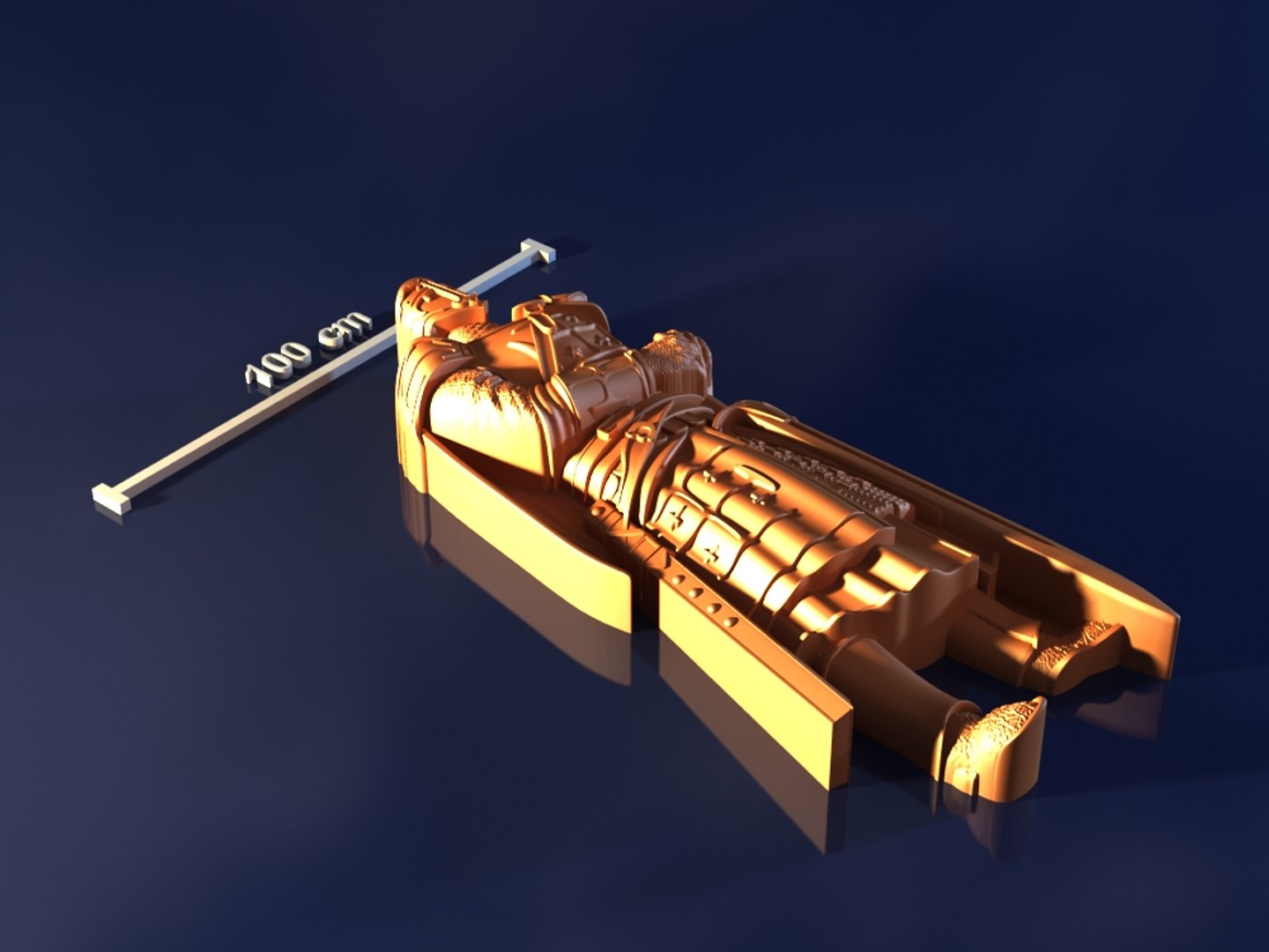 3d Model Knight Mold Gypsum