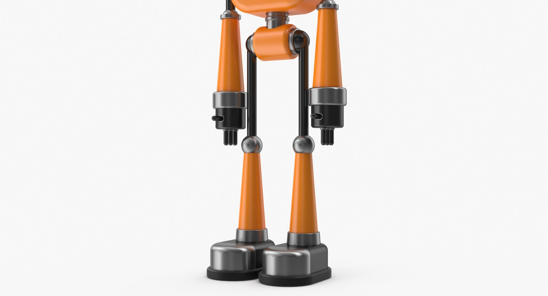 3D Robot 03 Orange - TurboSquid 2044414