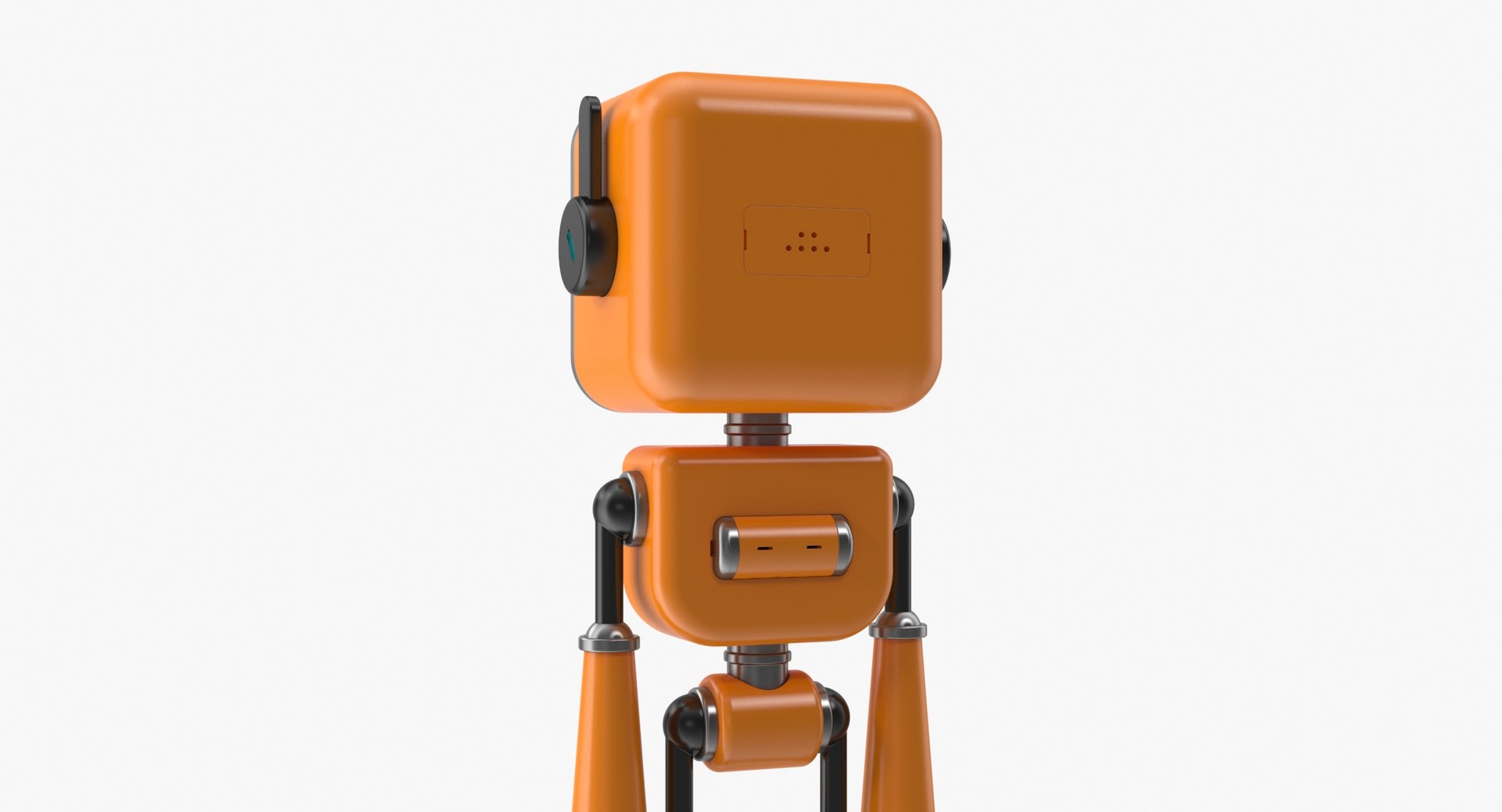 3D Robot 03 Orange - TurboSquid 2044414