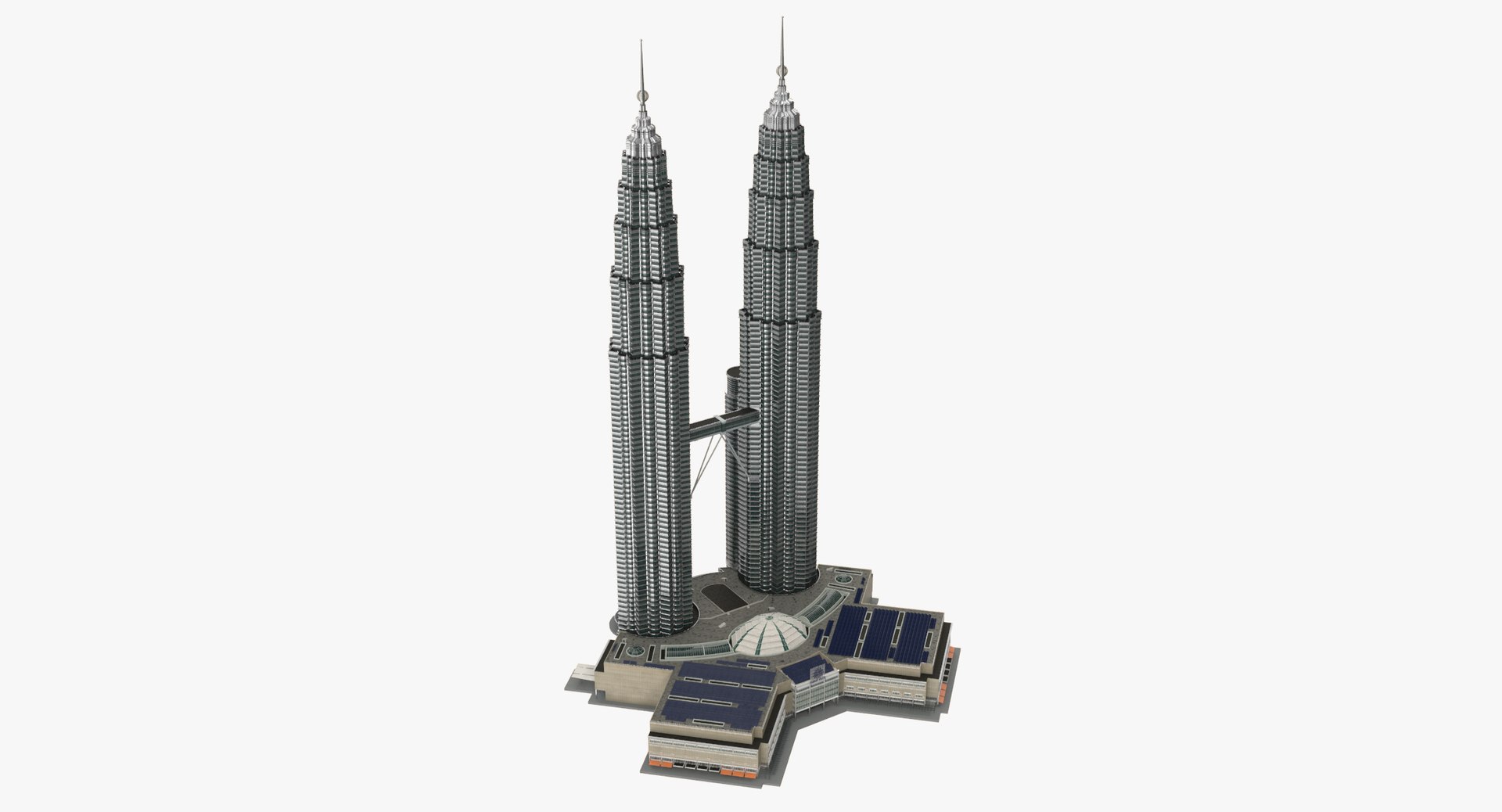 Petronas Towers 3d Max
