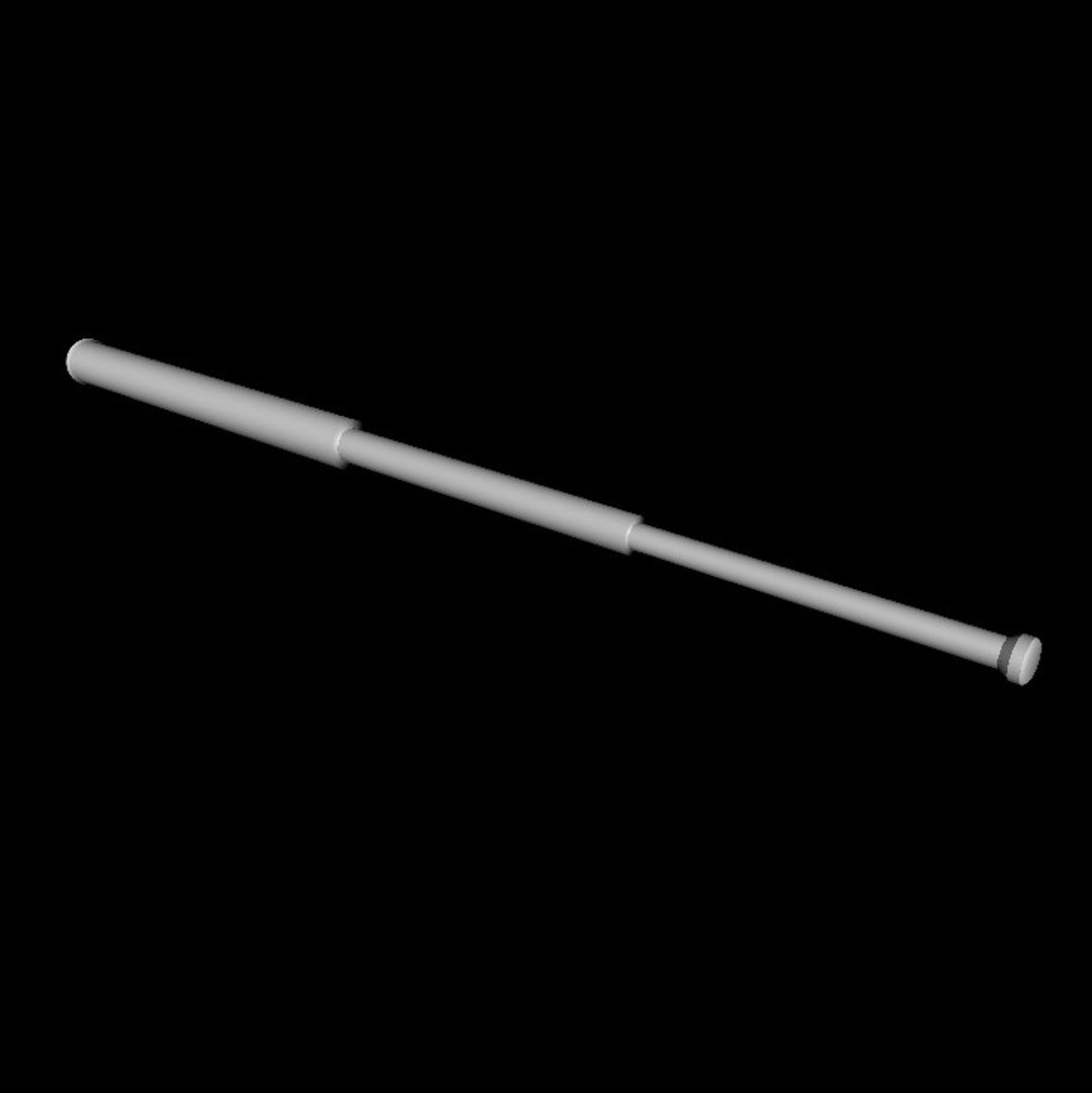 3d Baton Police Model