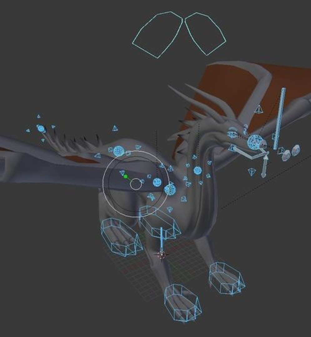 Dragon Walk Run 3d Fbx