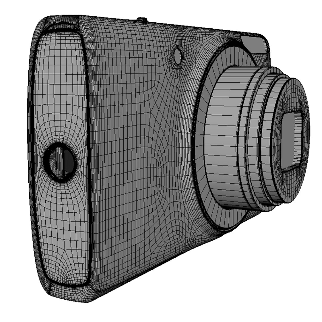 3D Canon Digicam 20 Mp Model - TurboSquid 1318044