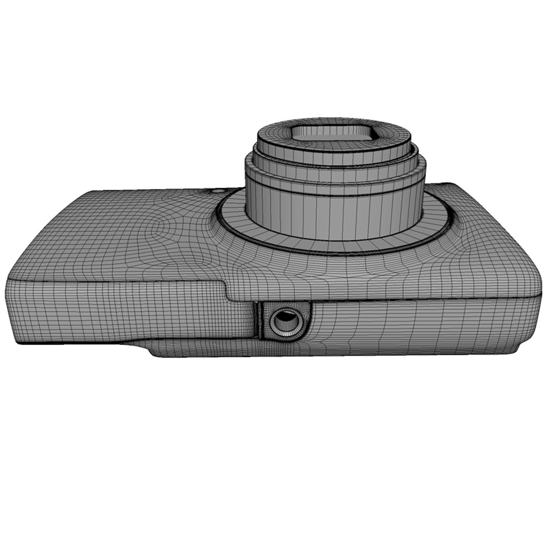 3D Canon Digicam 20 Mp Model - TurboSquid 1318044