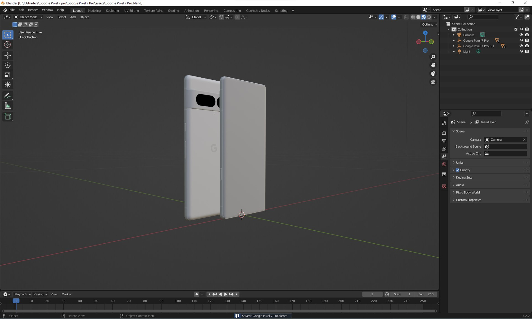 Google Pixel 7 Pro 3D model - TurboSquid 1980370