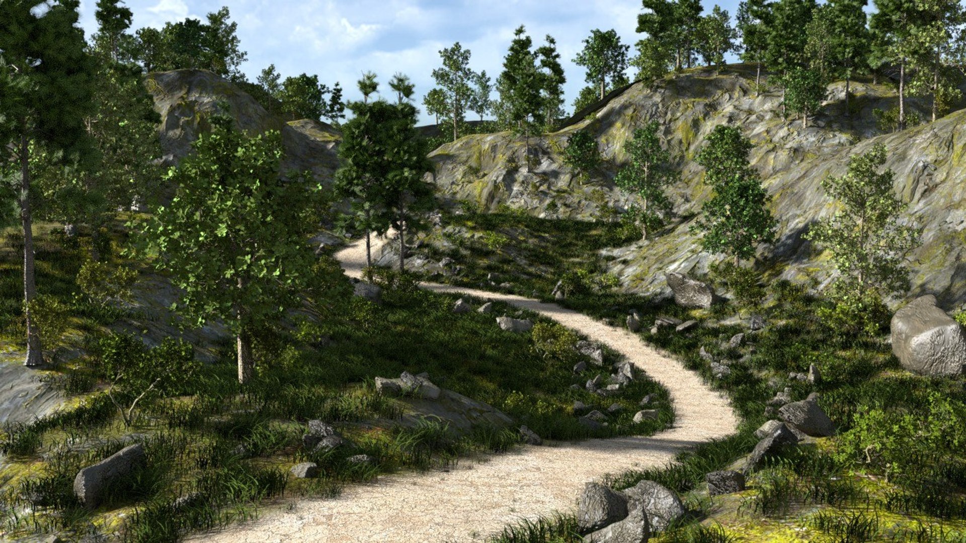 3D Rough Path - TurboSquid 1259125
