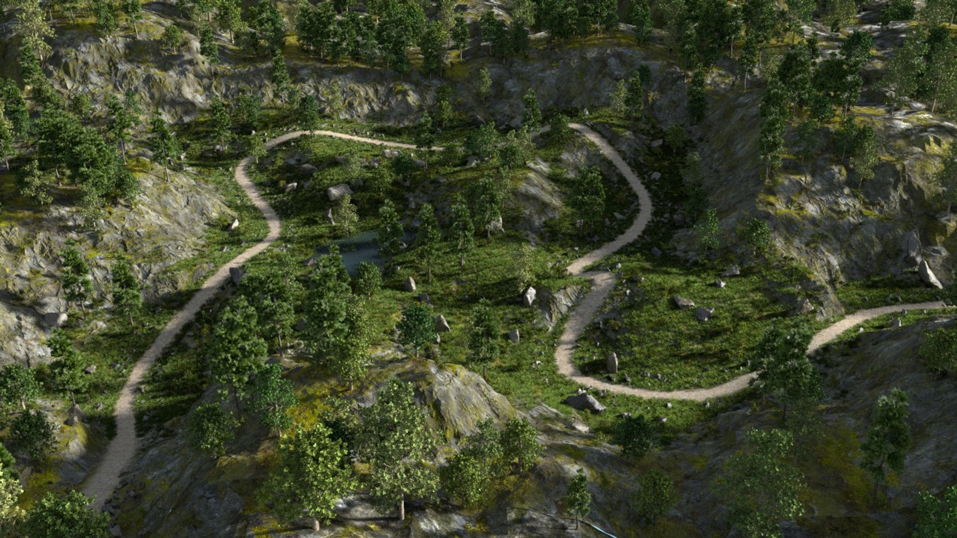 3D Rough Path - TurboSquid 1259125