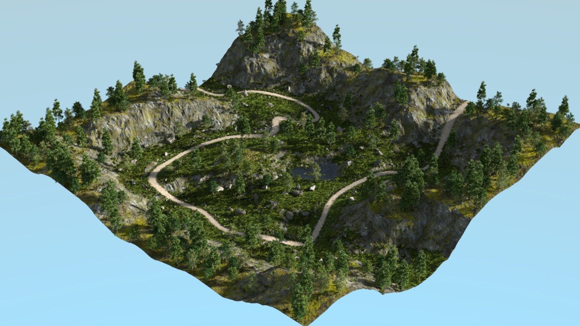 3D Rough Path - TurboSquid 1259125