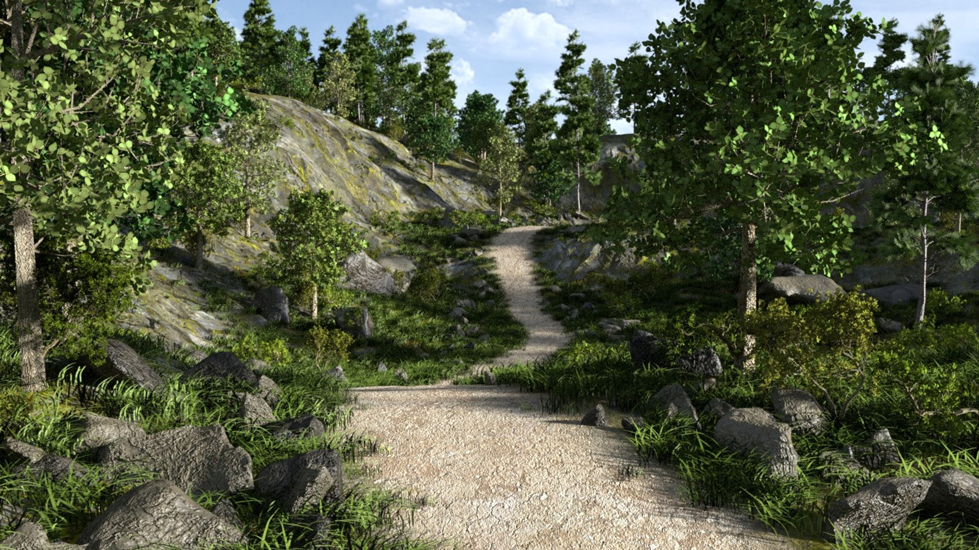 3D Rough Path - TurboSquid 1259125