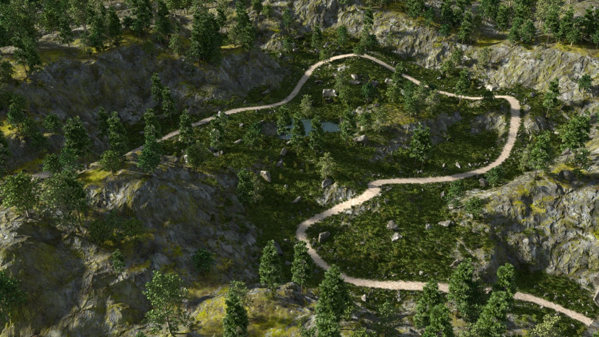 3D Rough Path - TurboSquid 1259125
