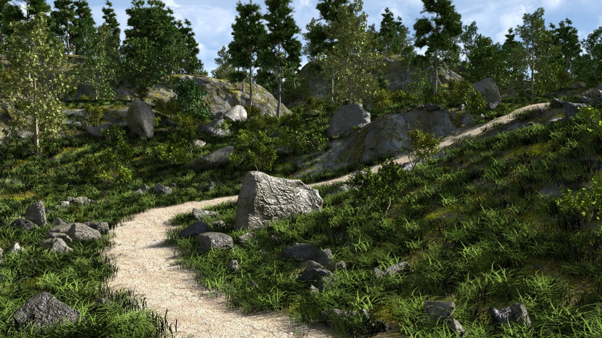 3D Rough Path - TurboSquid 1259125