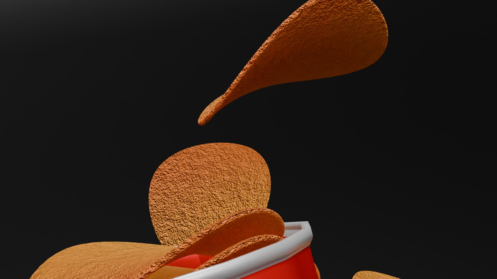 PRINGLES CHIPS BOX 3D MODEL Model - TurboSquid 2233526