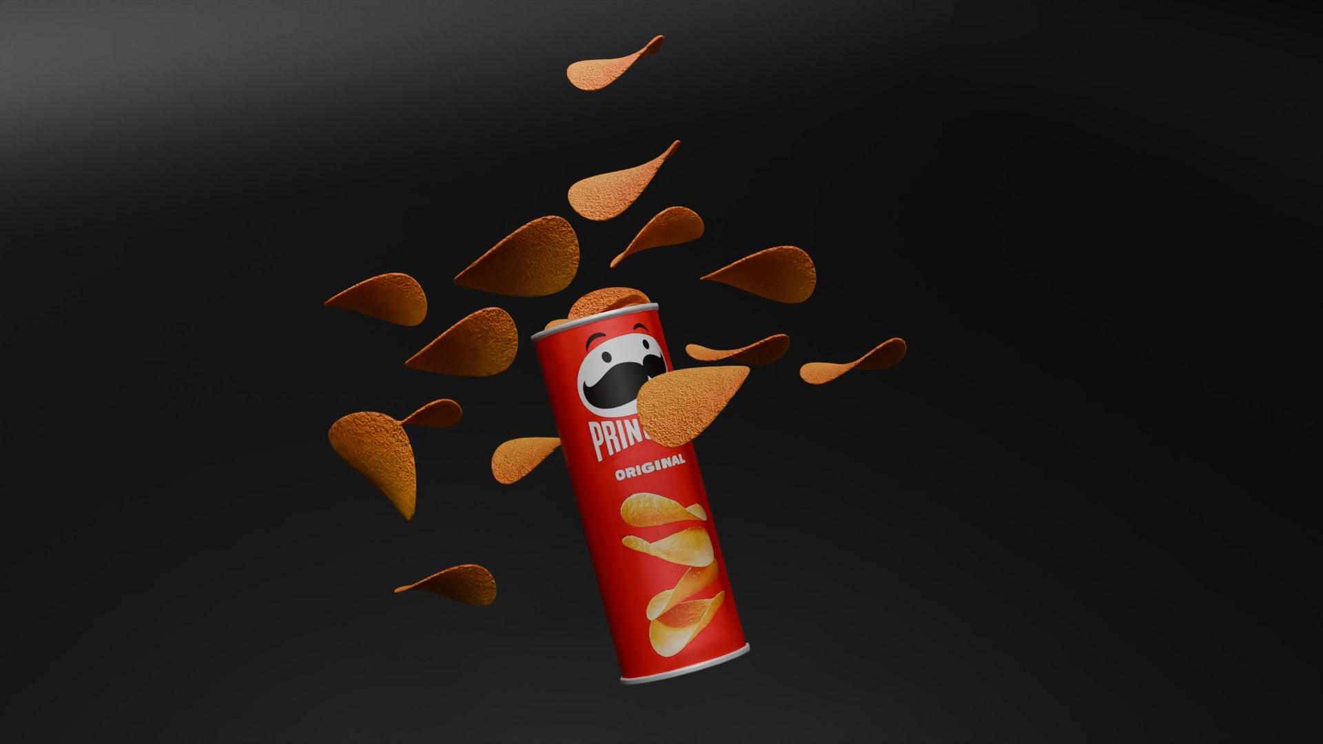 PRINGLES CHIPS BOX 3D MODEL Model - TurboSquid 2233526