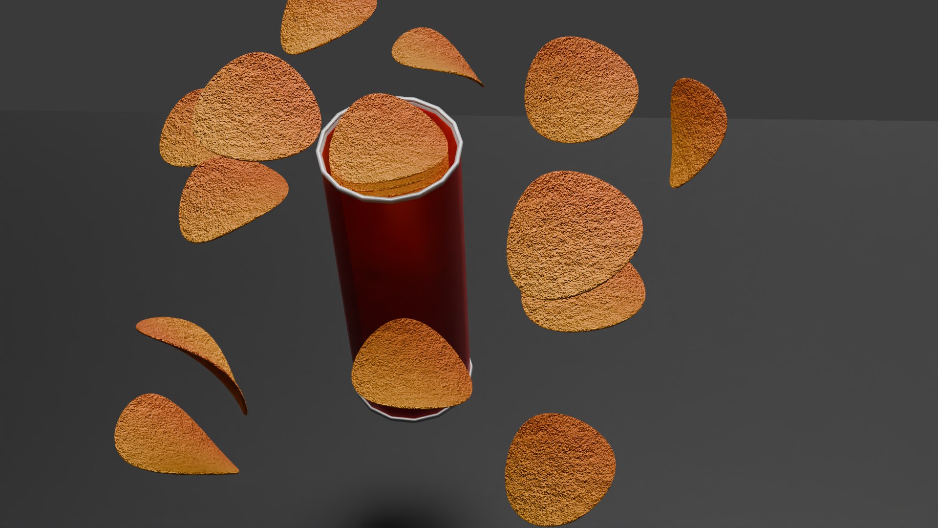 PRINGLES CHIPS BOX 3D MODEL Model - TurboSquid 2233526