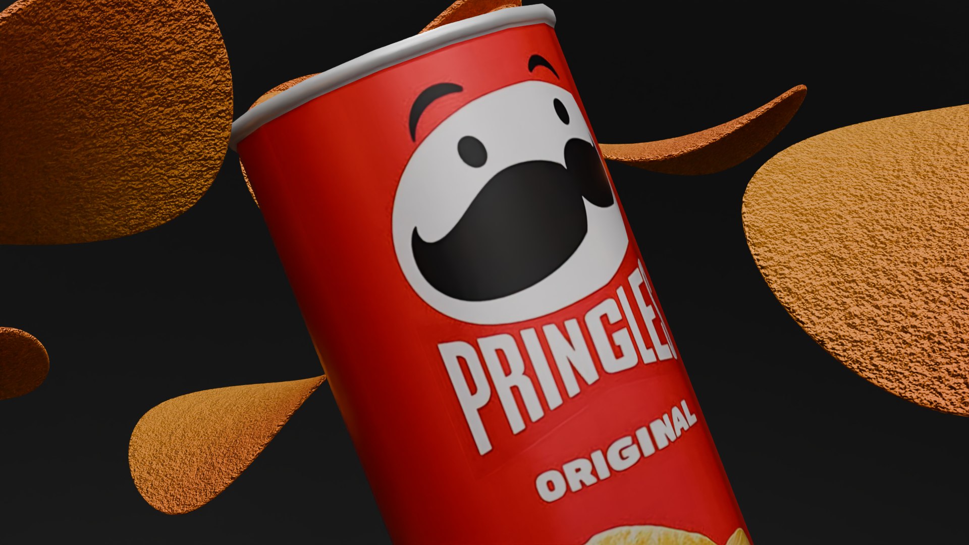 PRINGLES CHIPS BOX 3D MODEL Model - TurboSquid 2233526