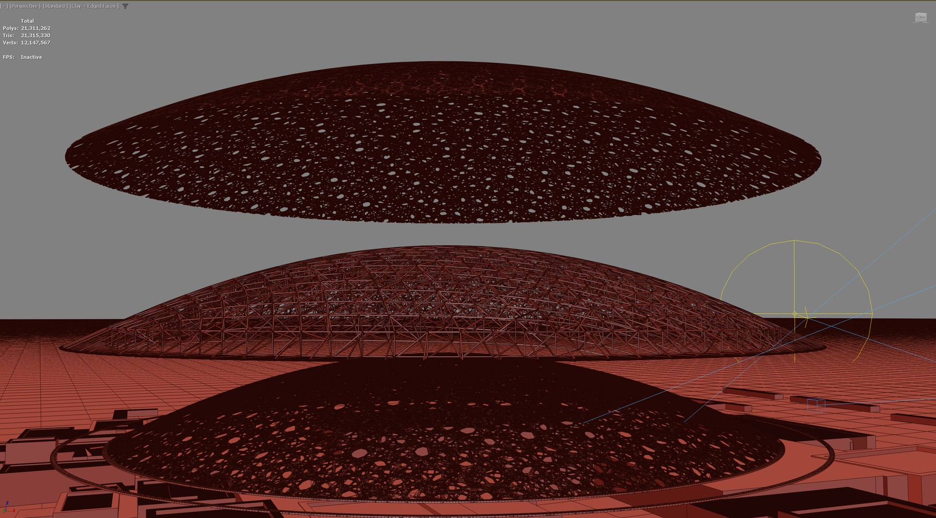 Louvre Abu Dhabi Museum 3D Model Model - TurboSquid 2207645