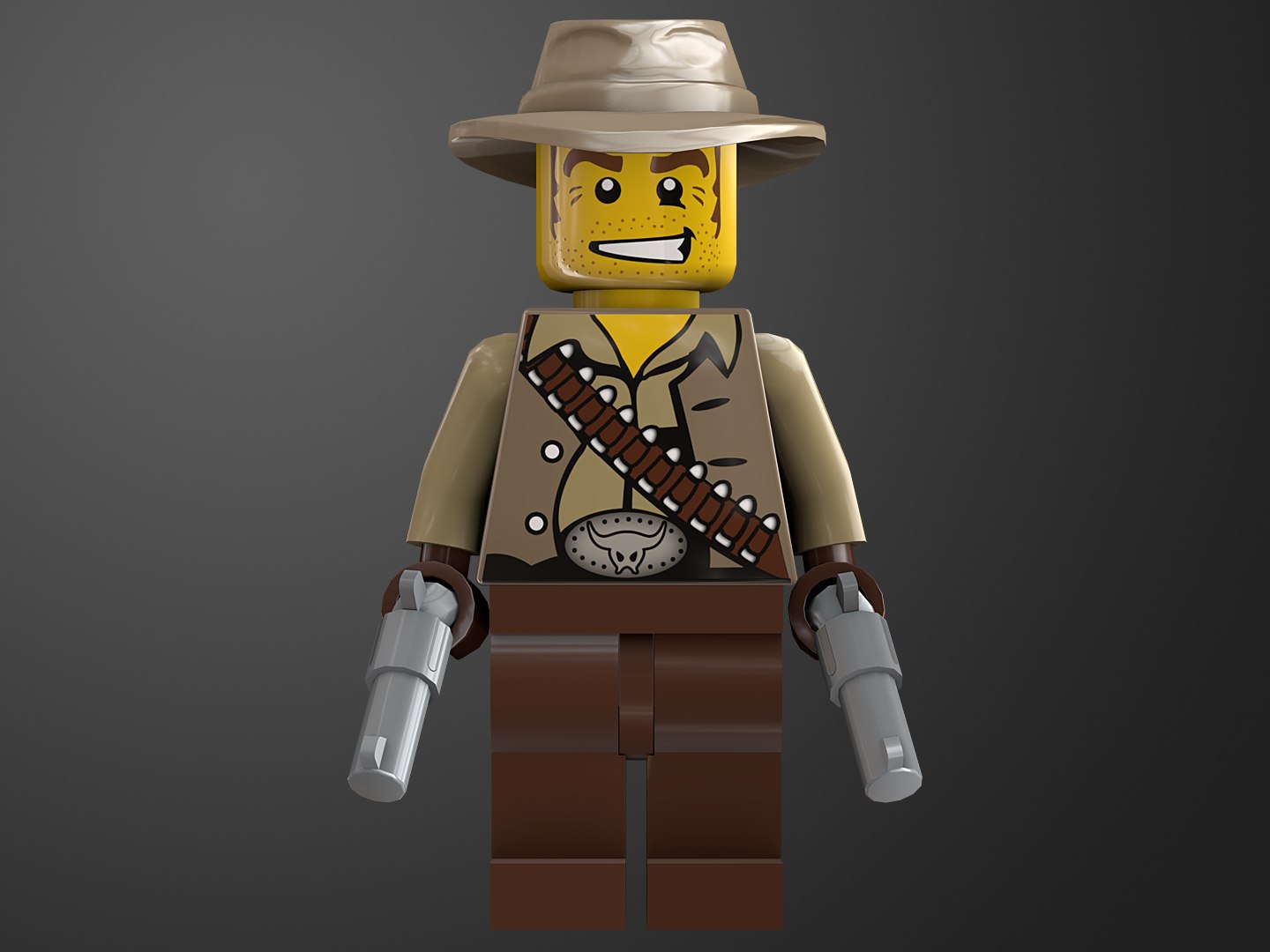 Rigged Ready Cowboy Lego Character 3D Model - TurboSquid 1444002
