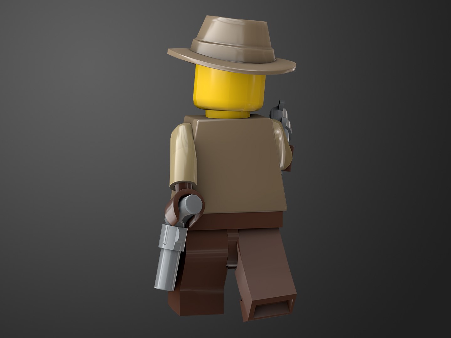 Rigged Ready Cowboy Lego Character 3D Model - TurboSquid 1444002