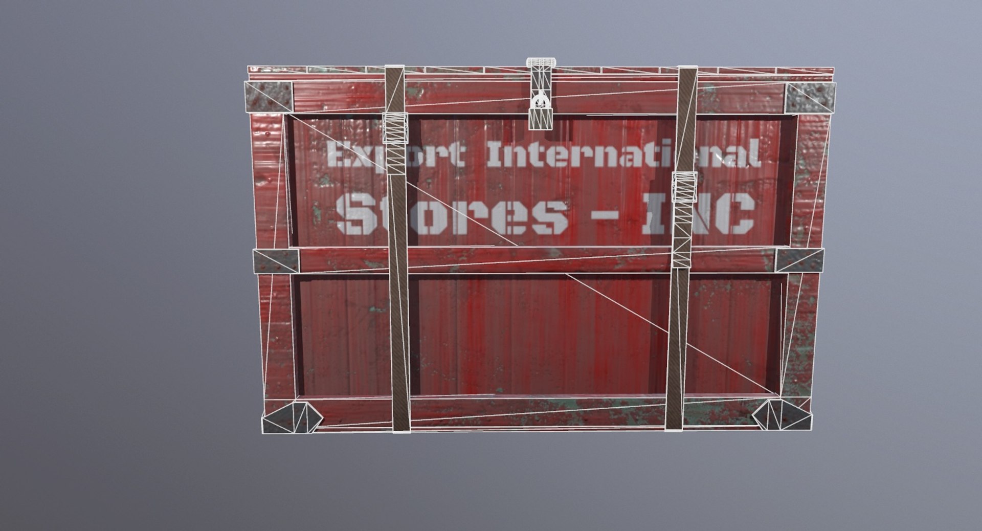 Ready cargo crate 3D model - TurboSquid 1596765