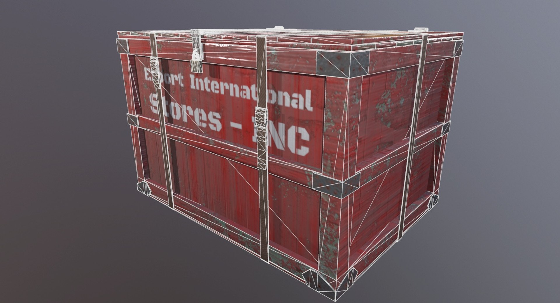 Ready cargo crate 3D model - TurboSquid 1596765