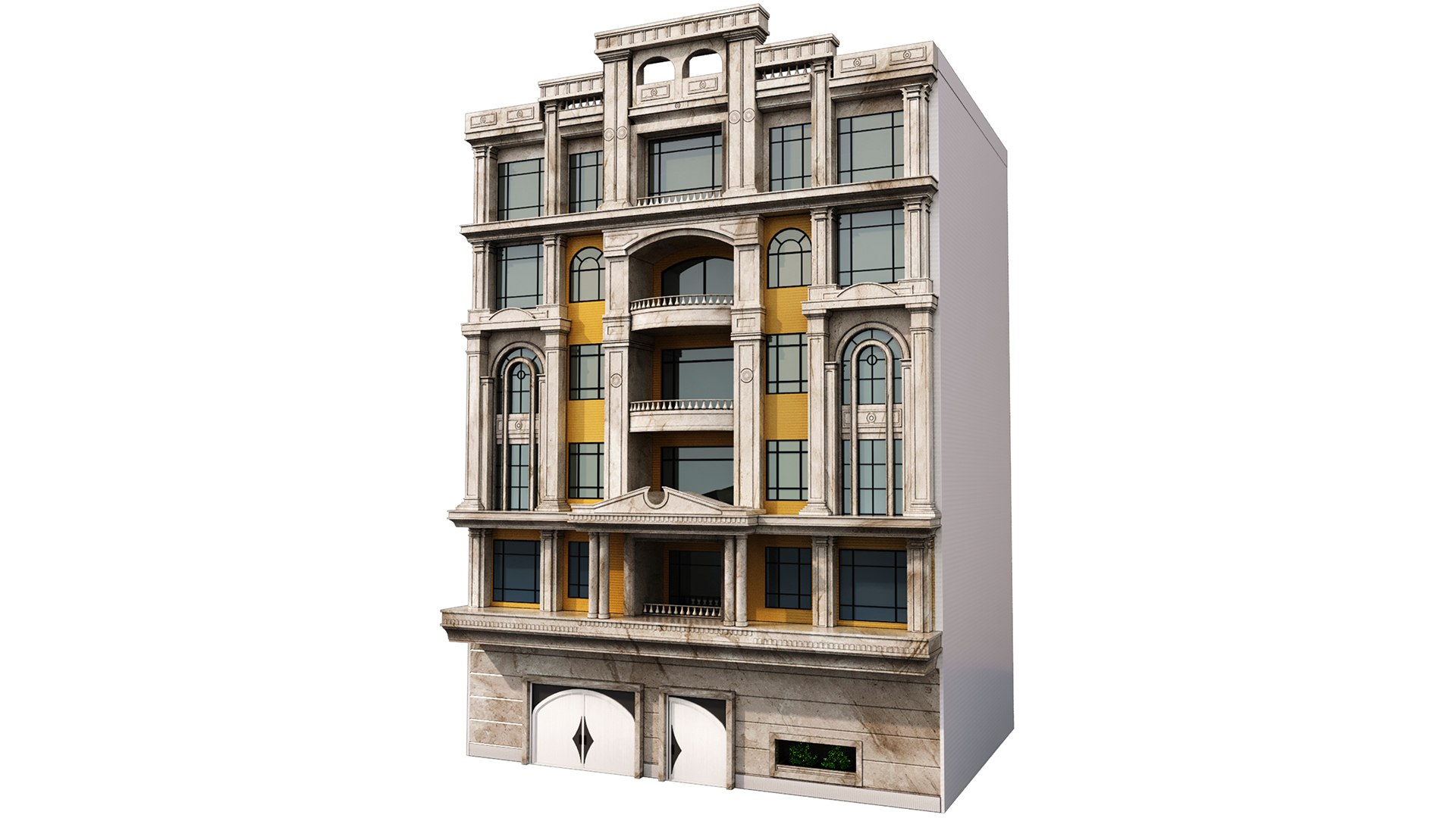 3D Luxury Building 3 Model - TurboSquid 2341733