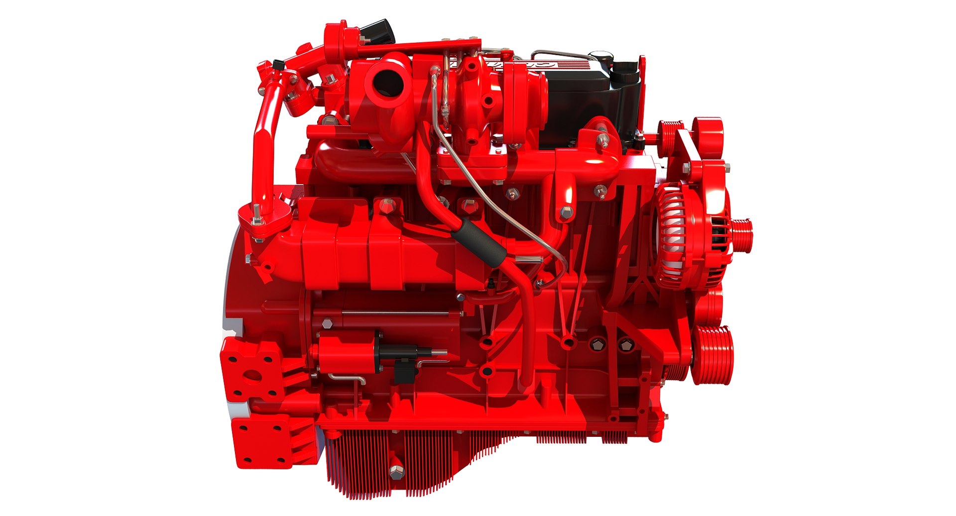 3d Model Cummins Engine Off-highway Agriculture