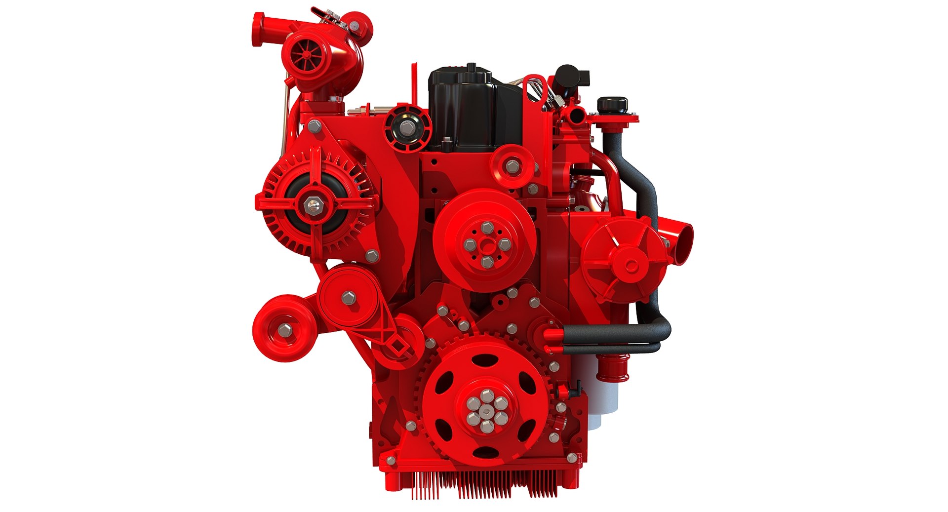 3d Model Cummins Engine Off-highway Agriculture