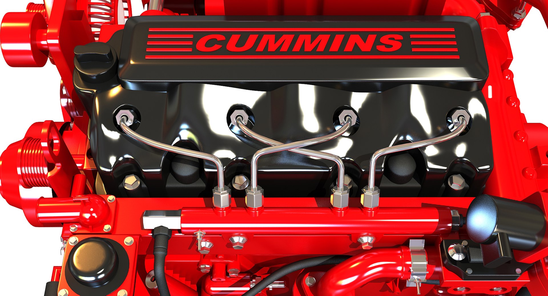 3d Model Cummins Engine Off-highway Agriculture