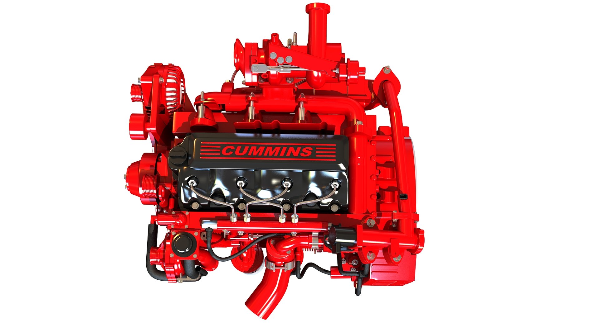 3d Model Cummins Engine Off-highway Agriculture