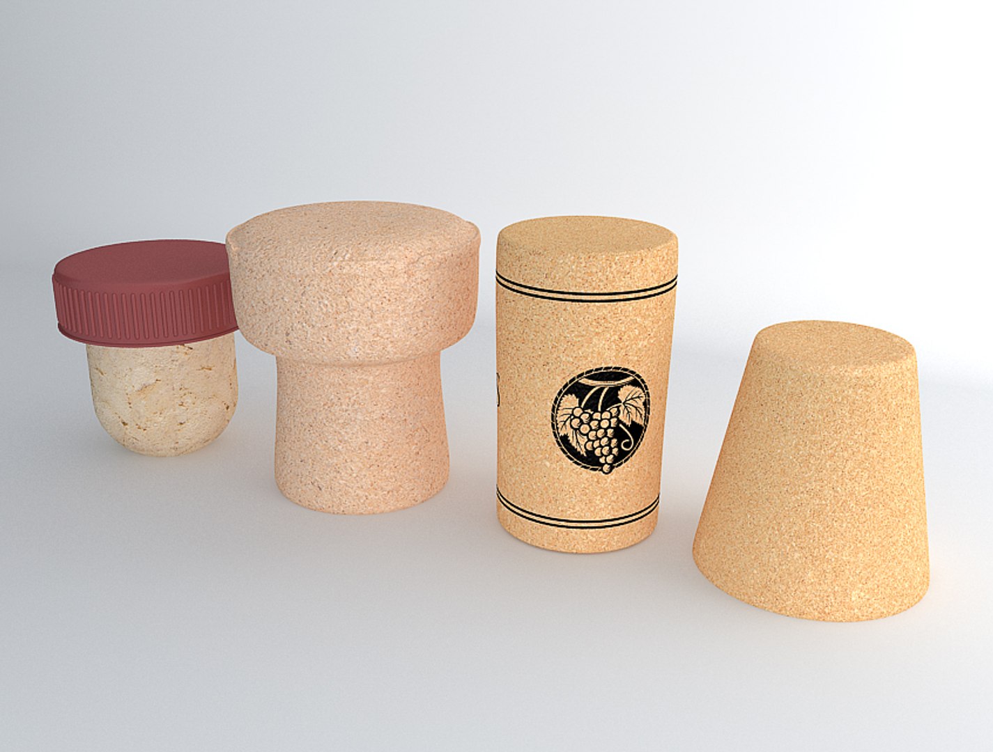 4 Corks 3d 3ds