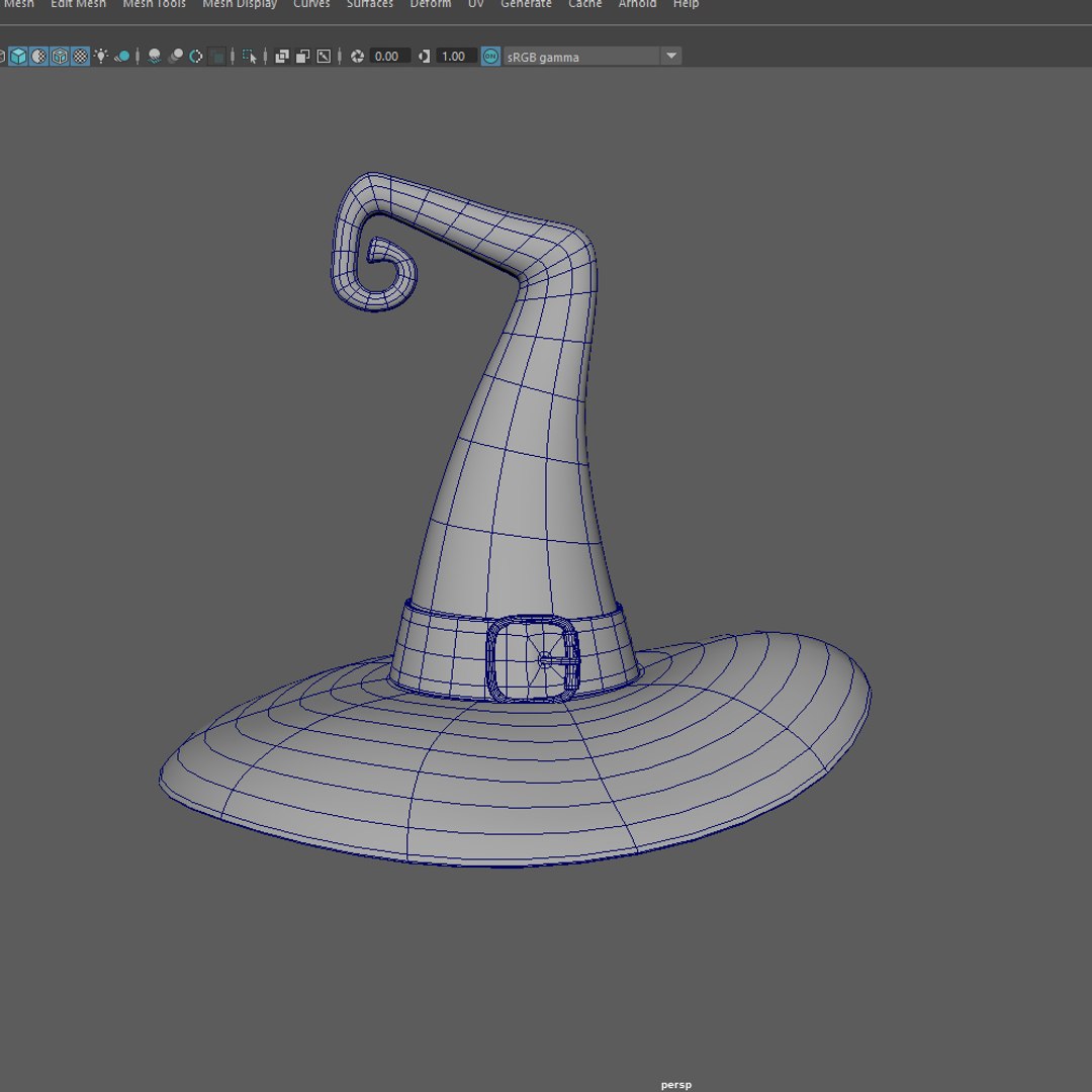 Hat Witch cartoon 3D model - TurboSquid 1978904