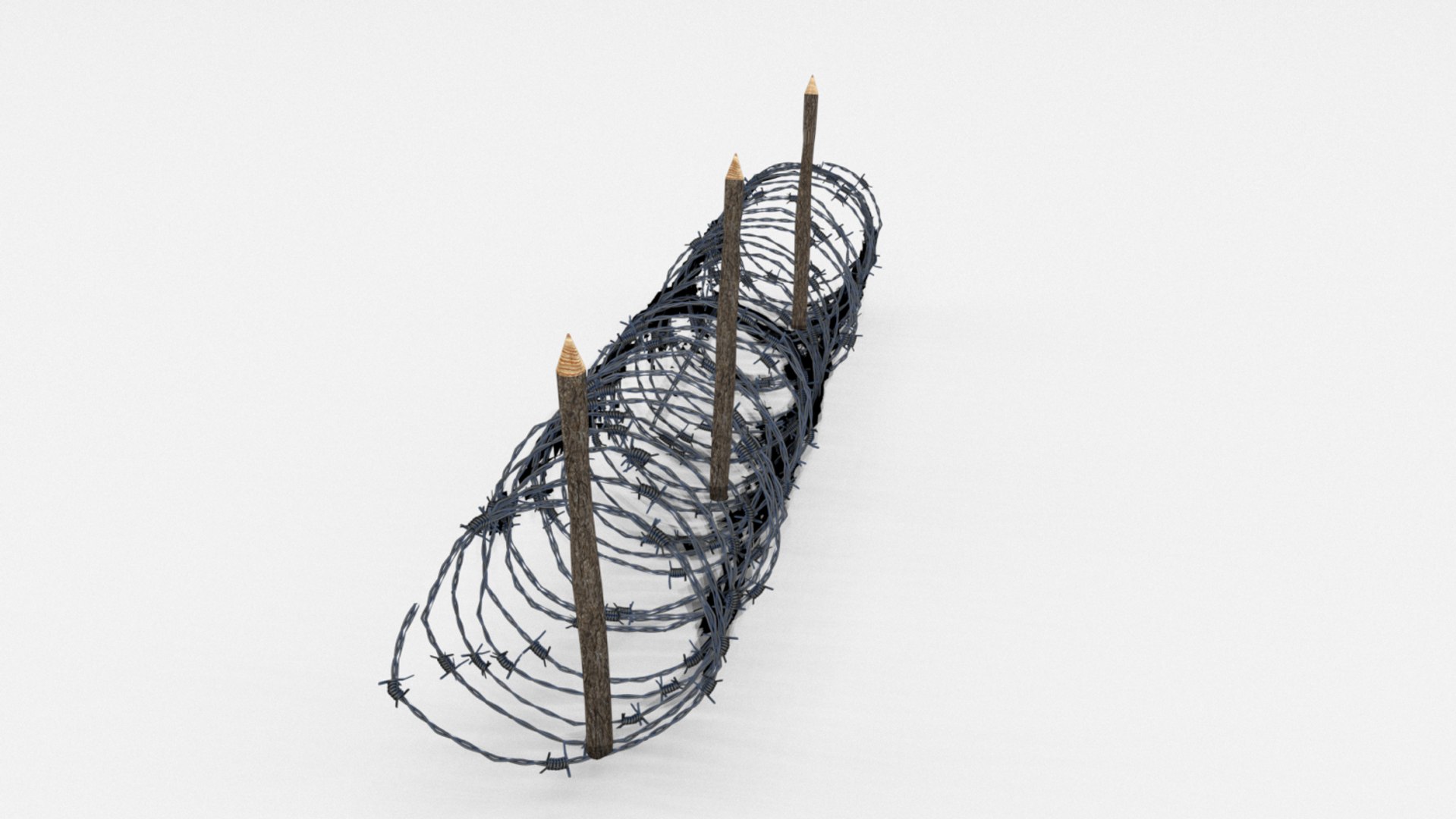 3D Barbed Wire Obstacle - TurboSquid 1155289