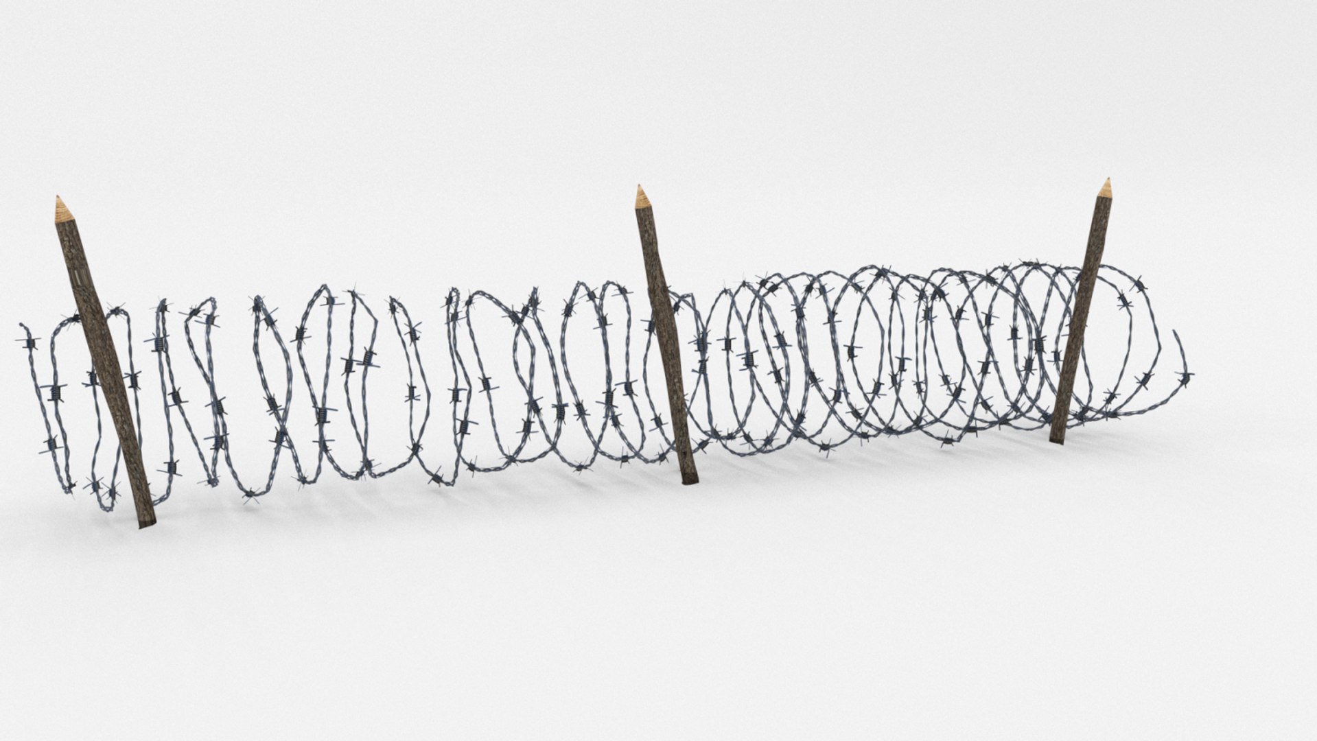 3D Barbed Wire Obstacle - TurboSquid 1155289