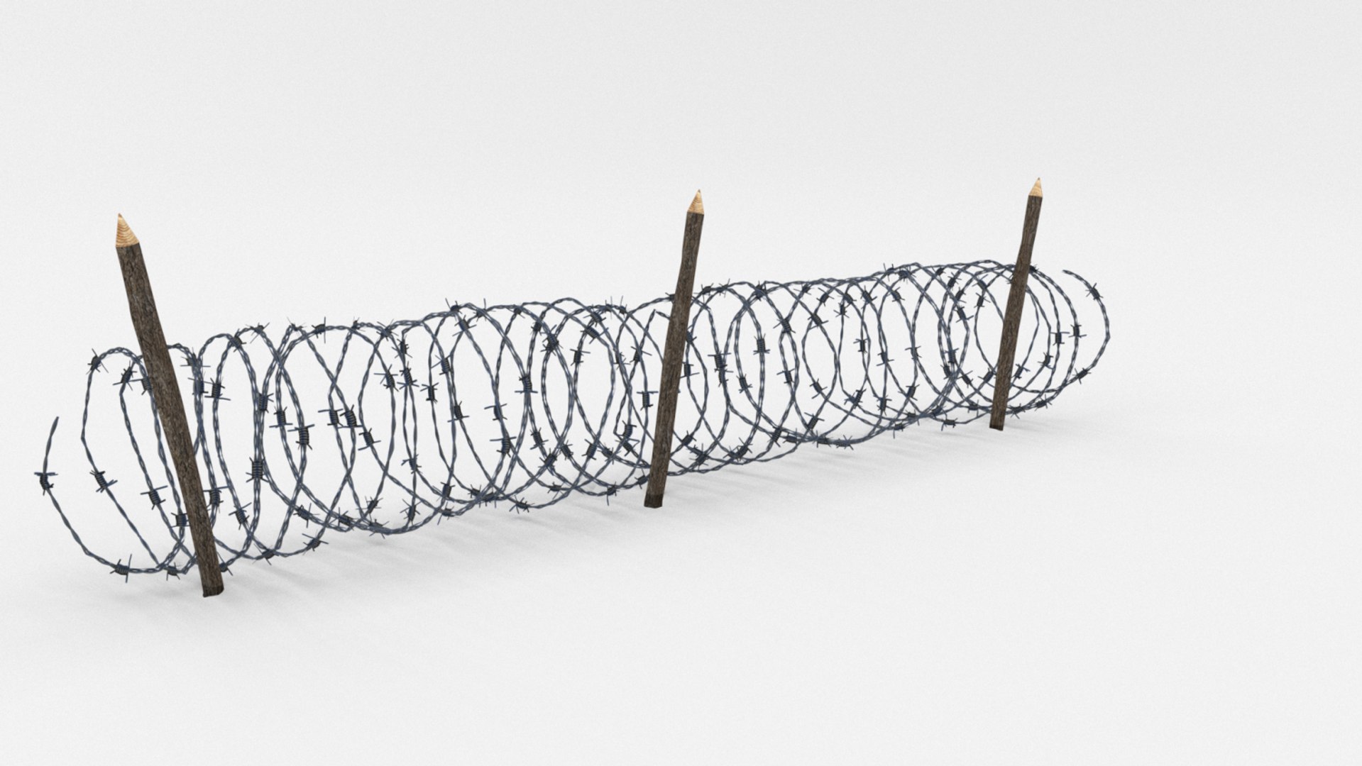 3D Barbed Wire Obstacle - TurboSquid 1155289