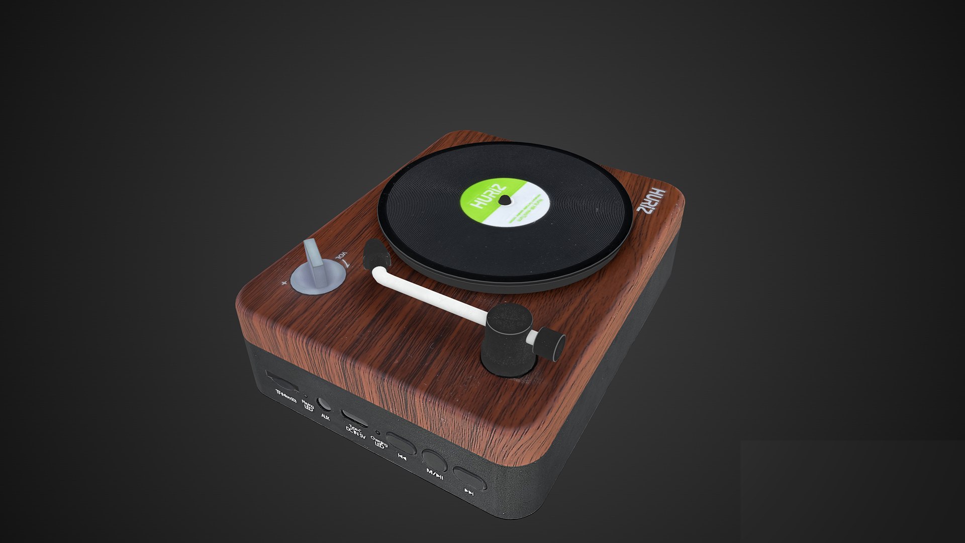 Game Ready Mini Record Player Model - TurboSquid 2082755