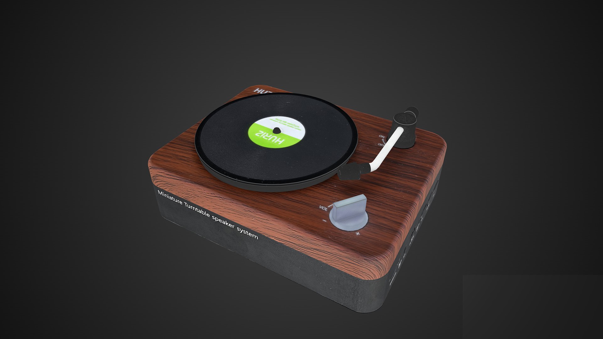 Game Ready Mini Record Player Model - TurboSquid 2082755