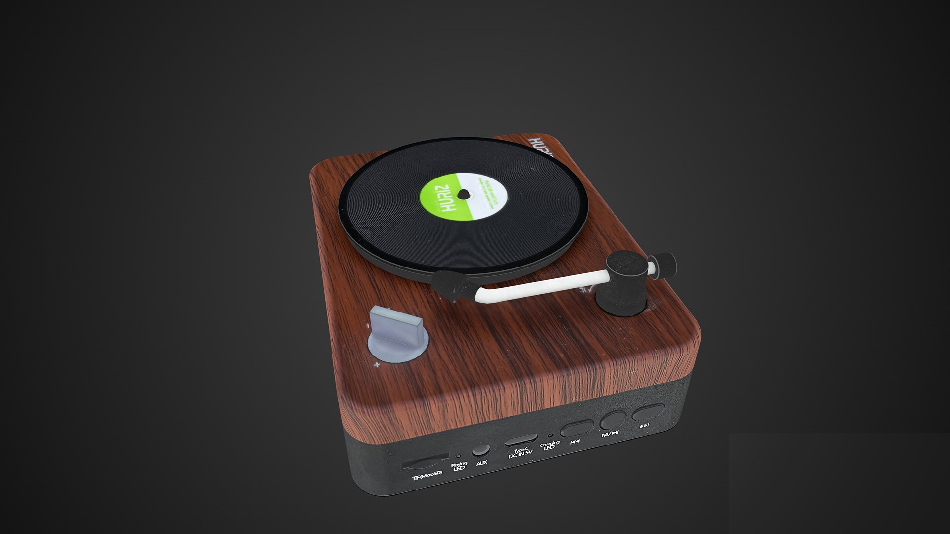 Game Ready Mini Record Player Model - TurboSquid 2082755